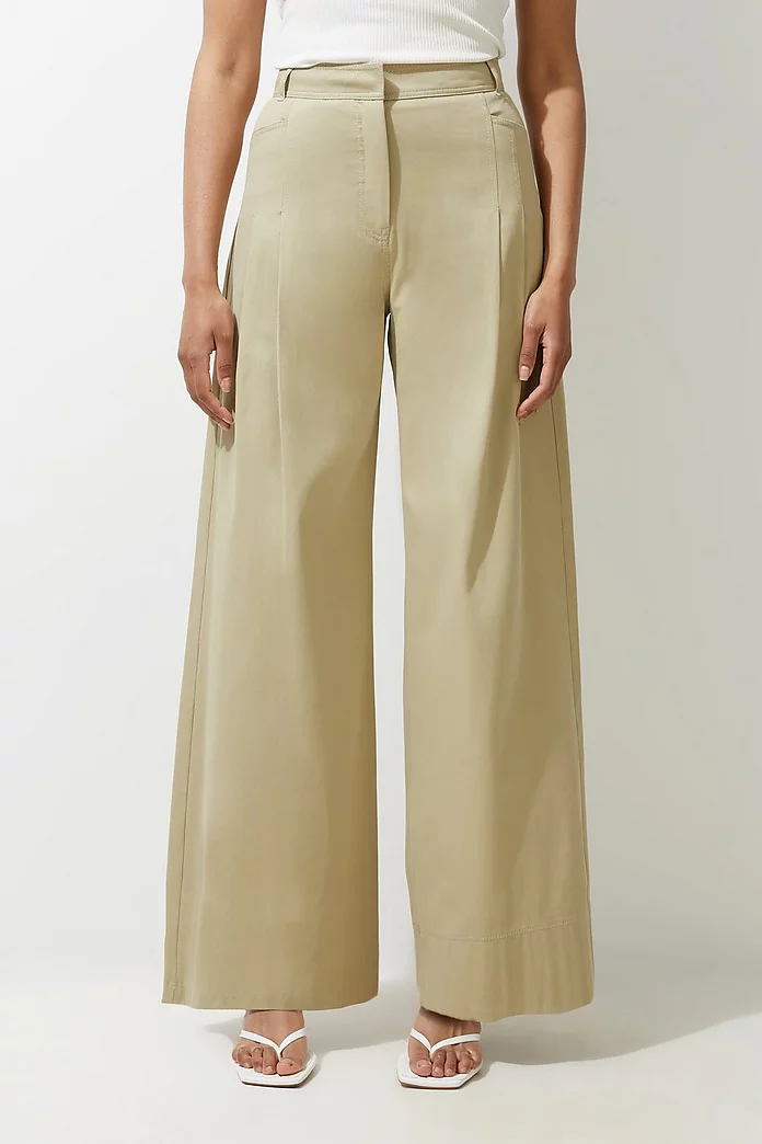 Tailored Techno Wide Leg Pants | Karen Millen Tailored Techno Wide Leg Pants | Karen Millen